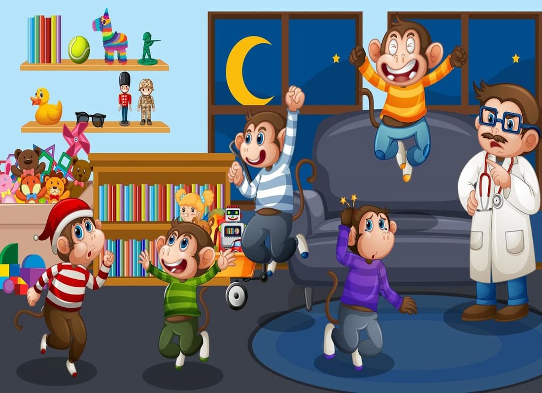 Five Little Monkeys - Super Simple Songs PDF Download - Quran Mualim 2026