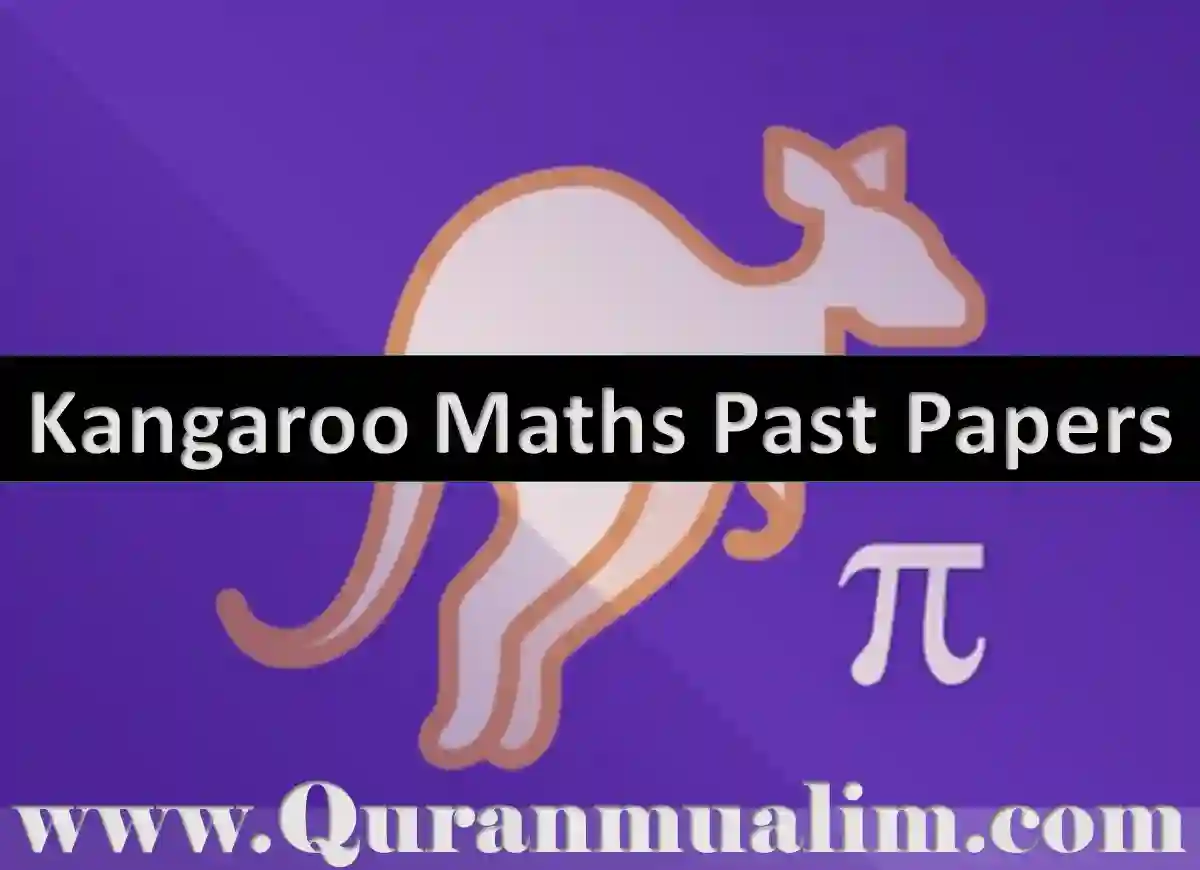 Kangaroo Maths Past Papers PDF Download Quran Mualim