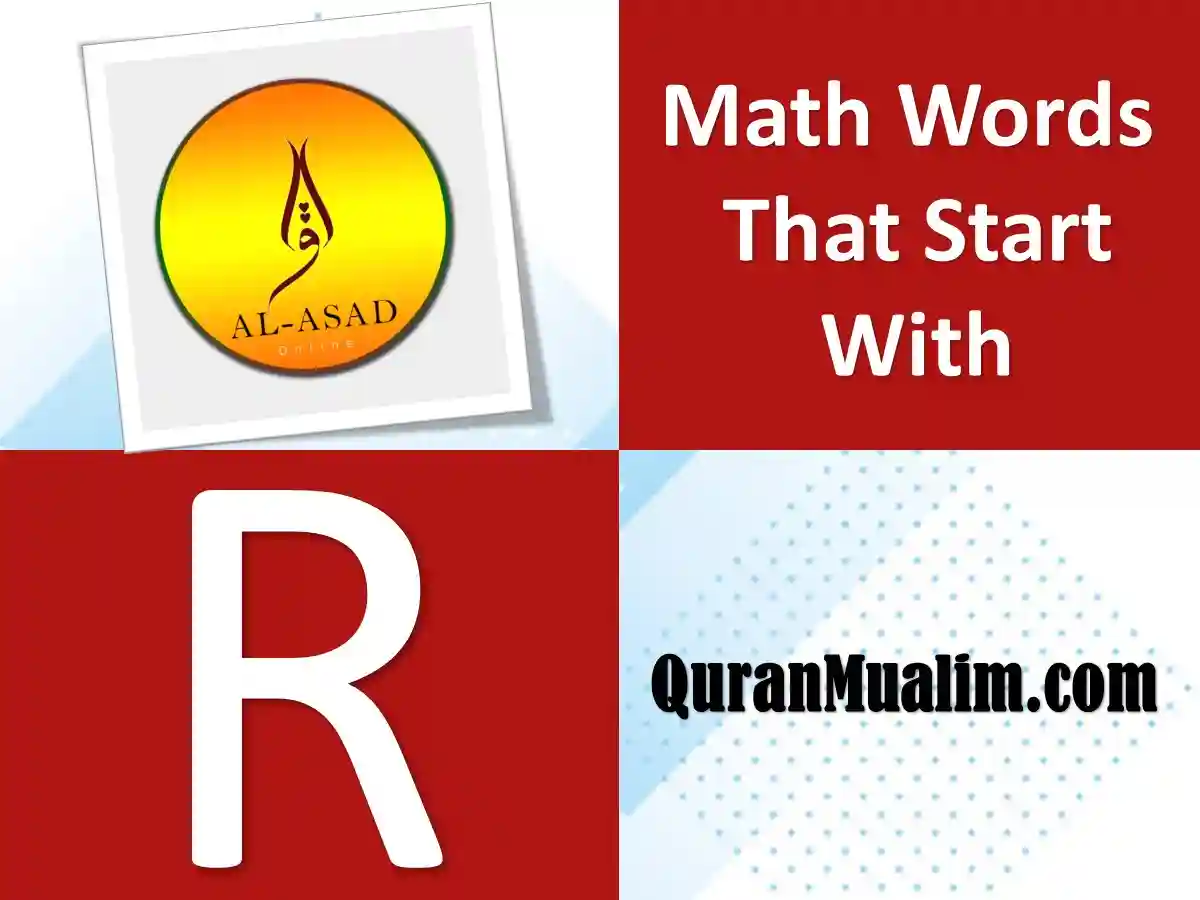 Math Words That Start With R Quran Mualim 2025 Math Words That Start With R Quran Mualim 2025