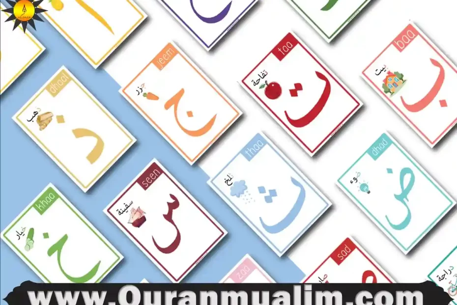 Arabic Notebook: Learning The Arabic Alphabet Printable - Quran Mualim