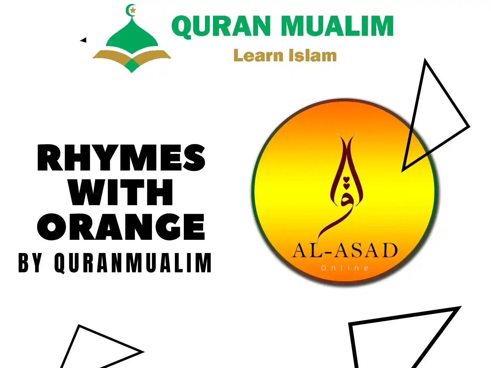 What Rhymes With Orange – English Vocabulary - Quran Mualim 2025